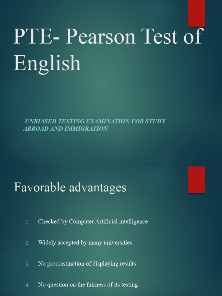 PTE- (Full Presentation) | PDF | Multiple Choice | Stress (Linguistics)