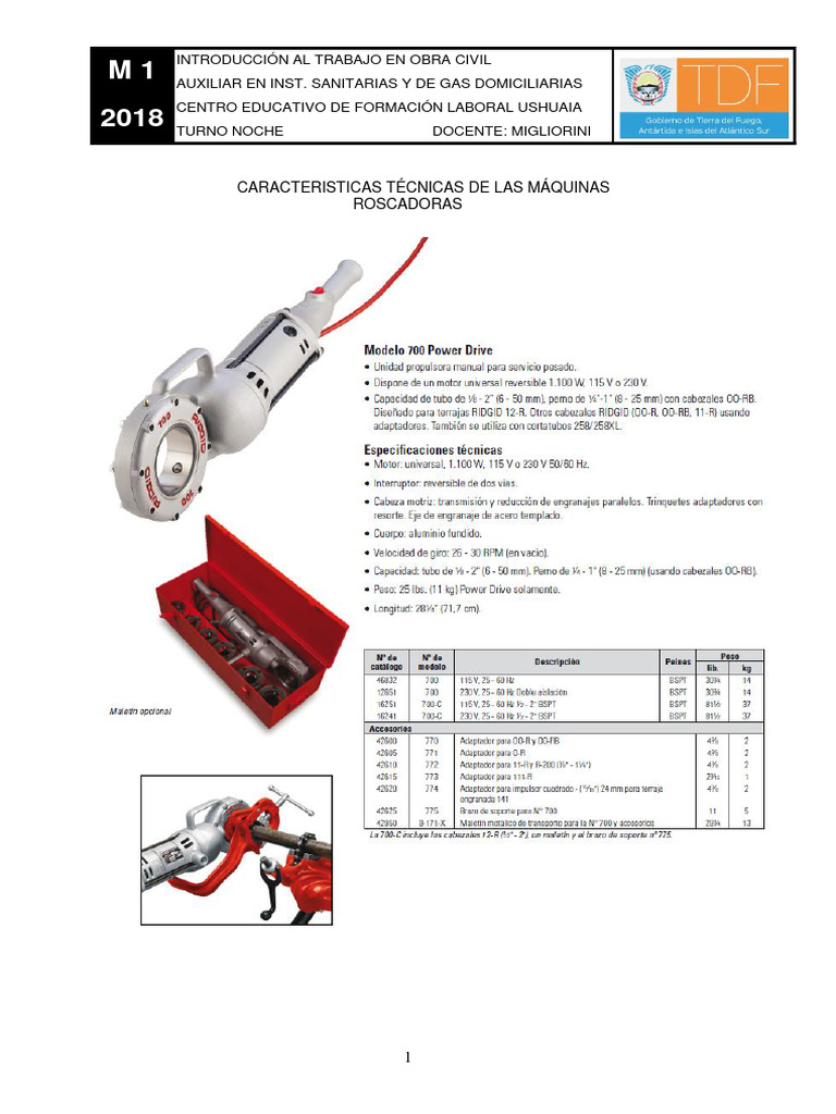 3 Caracteristicas Tecnicas de Las Maquinas | Descargar gratis PDF | Engranaje | Ingeniería mecánica