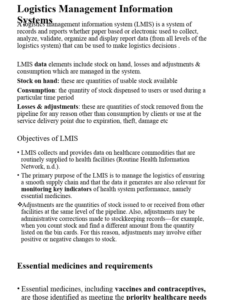 Logistics Management Information Systems Reg | PDF | Logistics | Warehouse