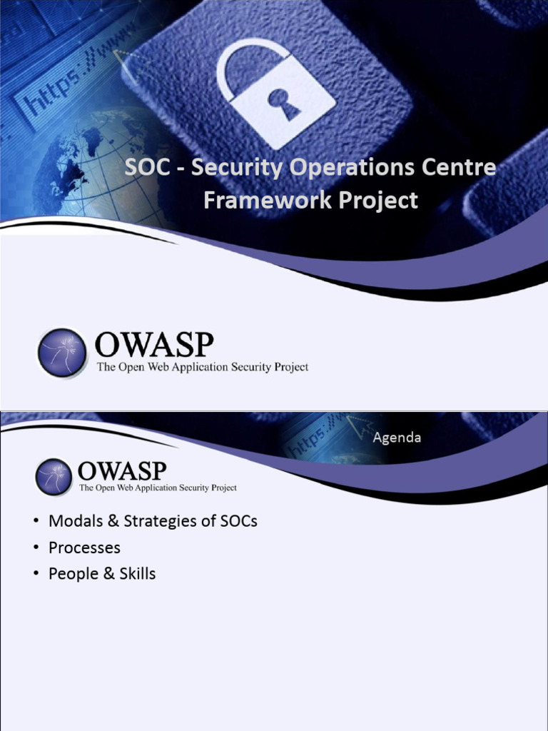 SOC Framework: Strategies & Processes | PDF | Malware | Secure ...