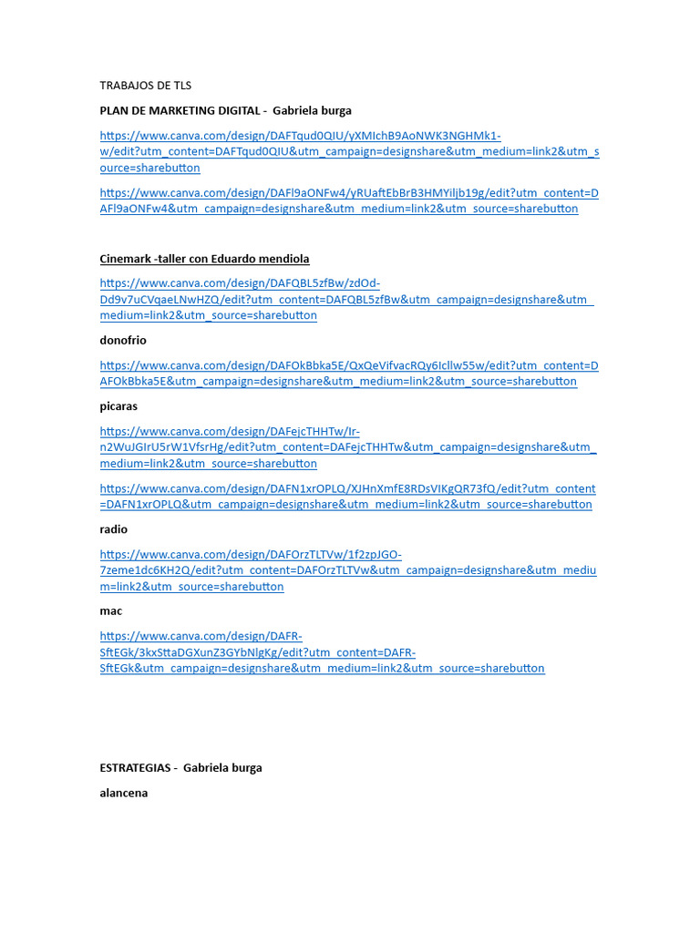 Trabajos de Tls | PDF