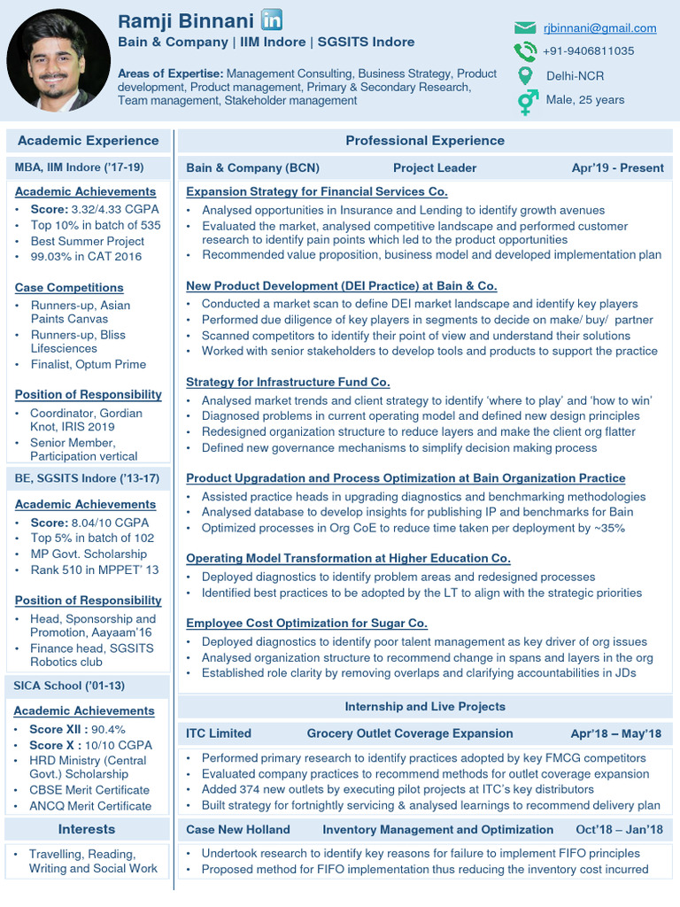 Resume Samples | PDF | Business Economics | Economies
