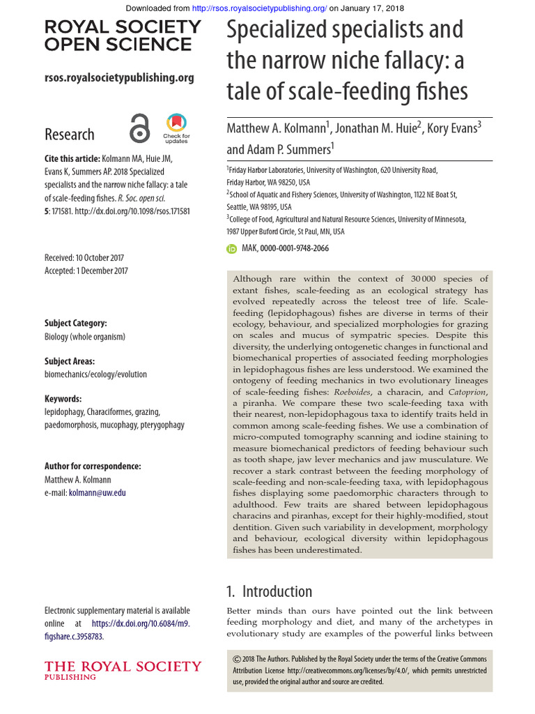 Scale 5 | PDF | Parasitism | Morphometrics