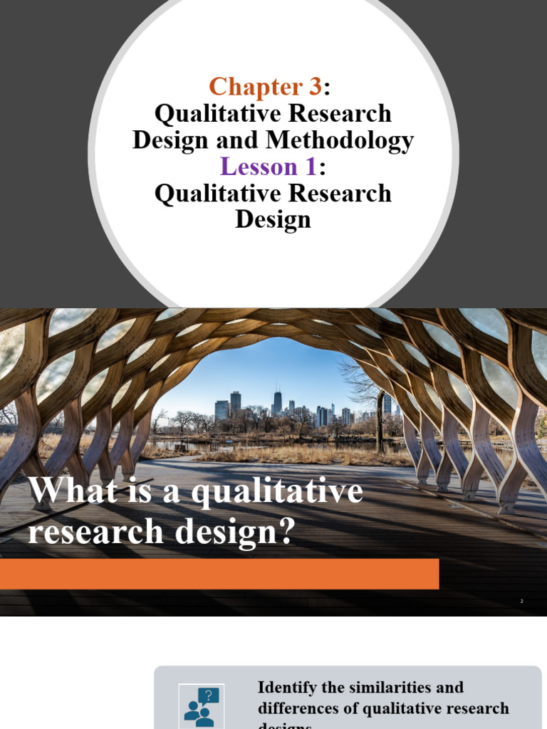 PR1 - Q4 - Chapter 3 - LESSON 1 - Qualitative Research Design | PDF ...