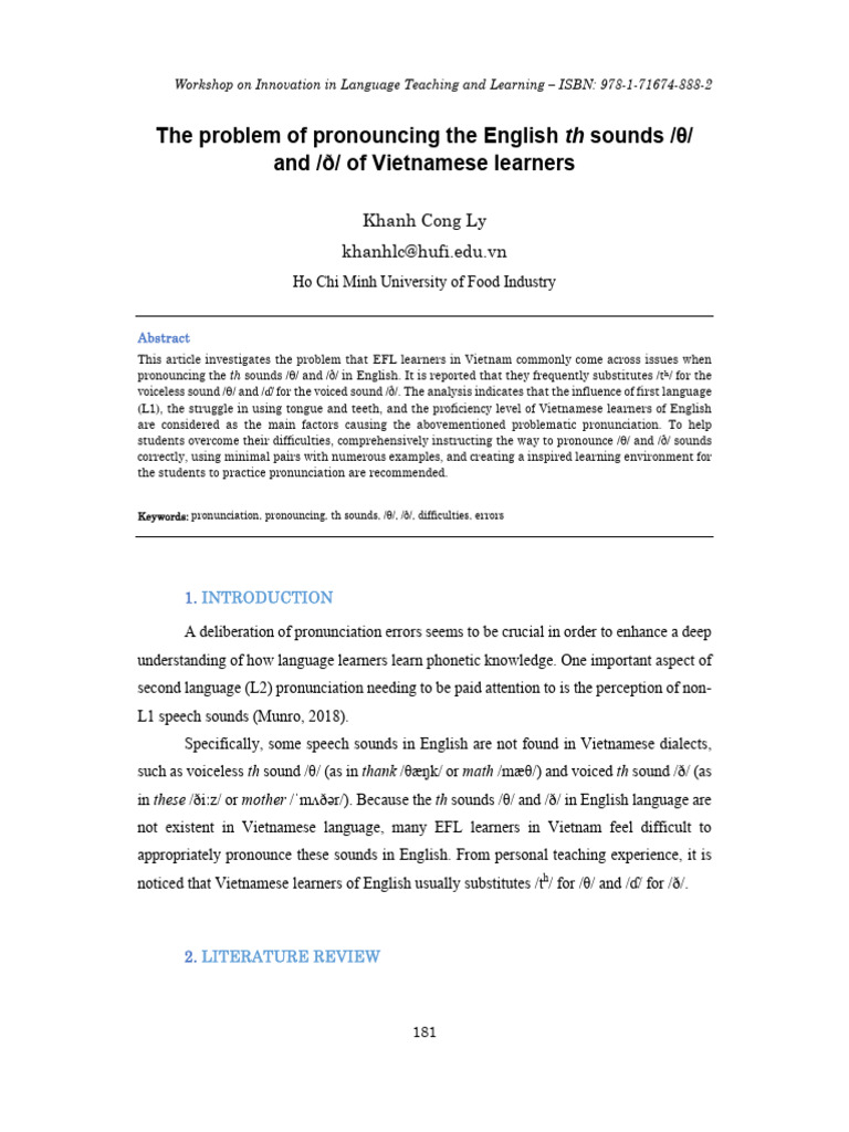 The Problem of Pronouncing The English T | PDF | English As A Second Or ...