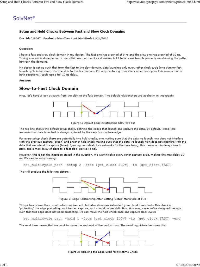 Multicycle Path Constraints Guide | PDF | Computer Engineering | Theoretical Computer Science