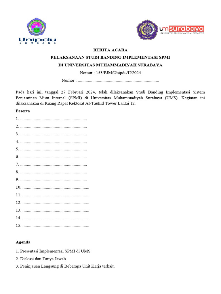 BERITA ACARA Logo | PDF
