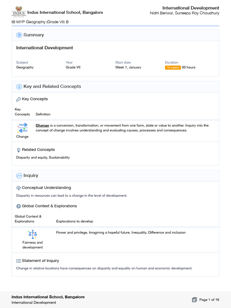 International Development | PDF | Inquiry | Poverty
