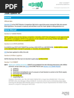 Into The Deep Game Manual 2024-25 | PDF