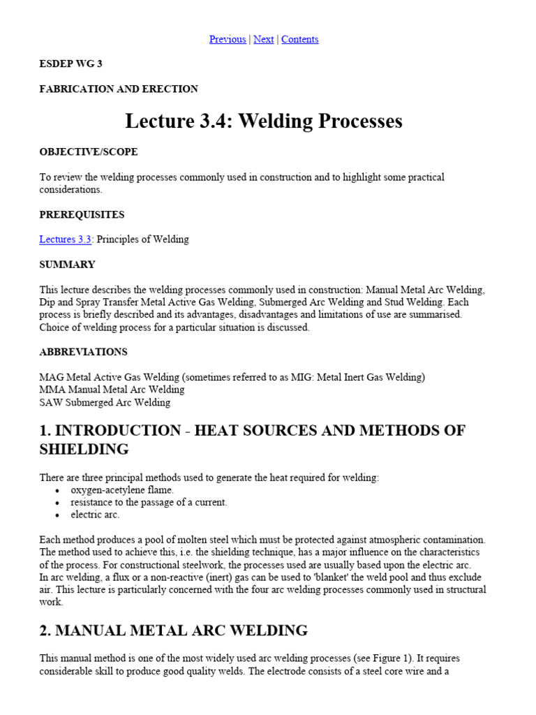 Welding Processes | PDF | Welding | Construction