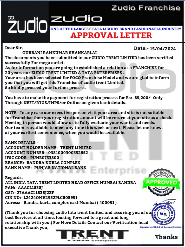 Approval Letter. | PDF