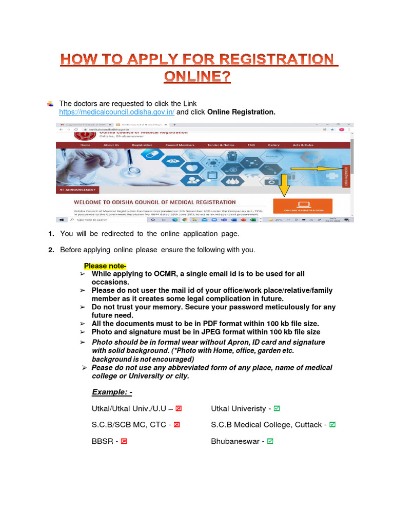 applyonline ocmr | PDF | Online And Offline | Online Banking