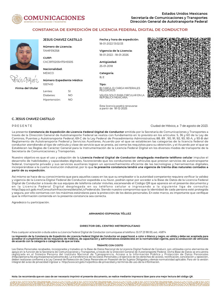 Lic. Jesus Chavez Castillo | PDF | México