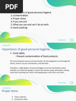 Kitchen Hygiene for Food Handlers | PDF