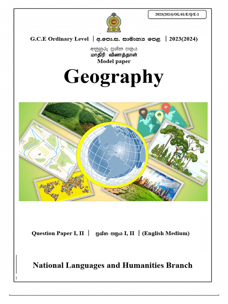 E-Geography 2023(2024)-1 | PDF