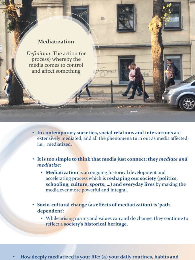 13 - Mediatization As Change - Three Streams of Analysis | PDF ...