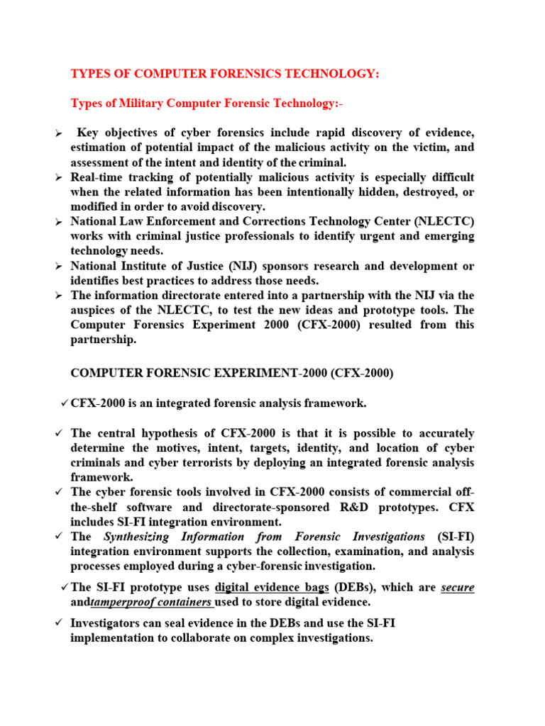 u1 --3 | PDF | Computer Forensics | Computer File