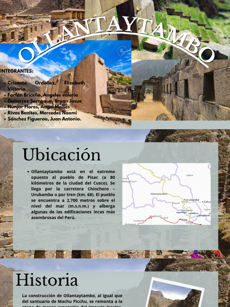 Ollantaytambo | PDF | Machu Picchu | Imperio Inca