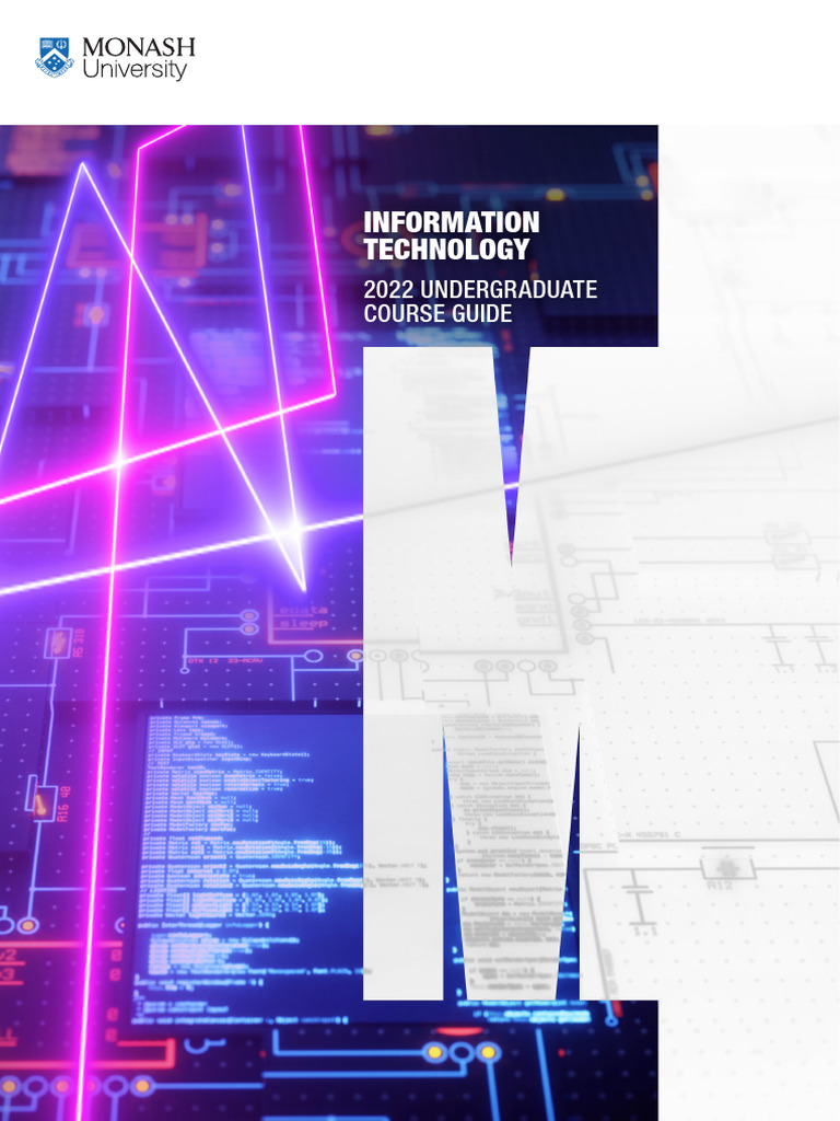 2022 IT Undergrad Courseguide Spread | PDF | Bachelor's Degree | Artificial Intelligence