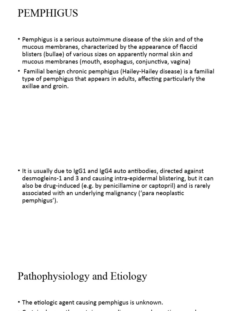 PEMPHIGUS | PDF | Human Diseases And Disorders | Immunology