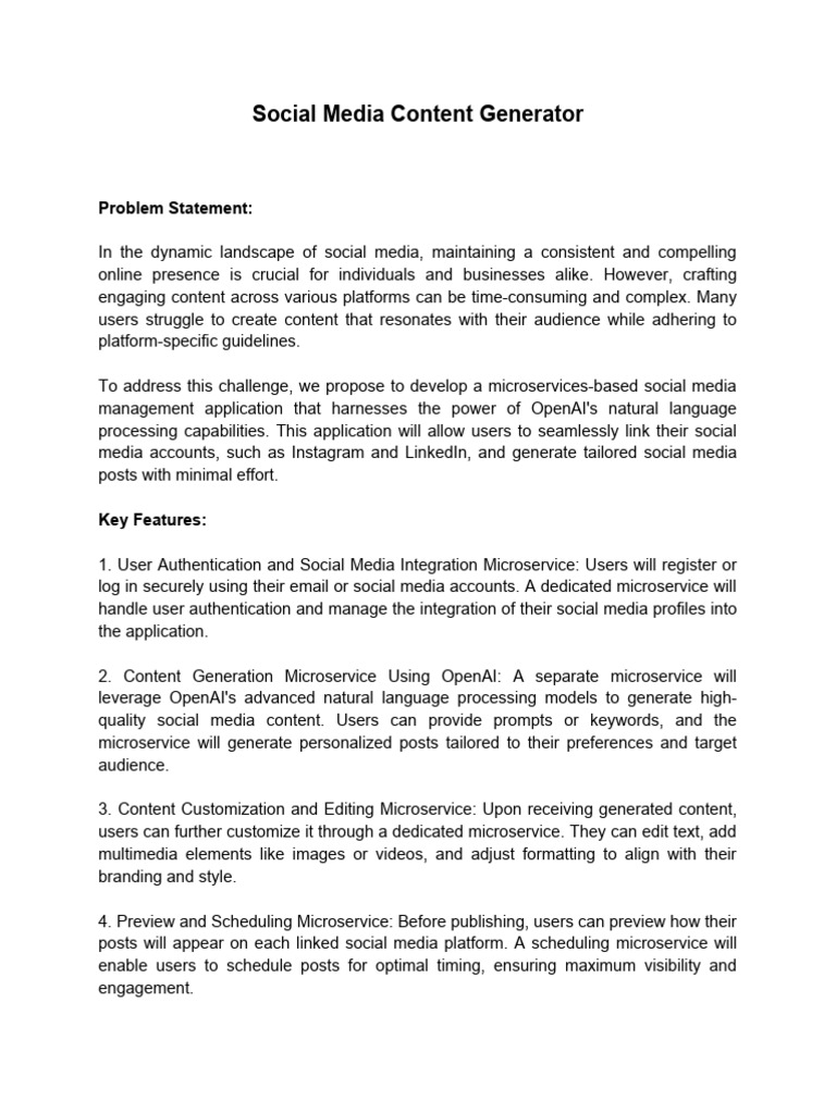 Capstone - Problem Statement | PDF | Social Media | Popular Culture ...