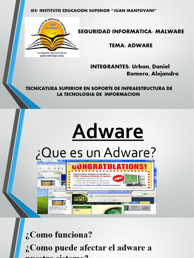 Adware Powerpoint | Descargar gratis PDF | Software de la aplicacion ...