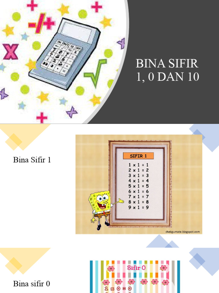 Bina Sifir Math Exercises Guide | PDF