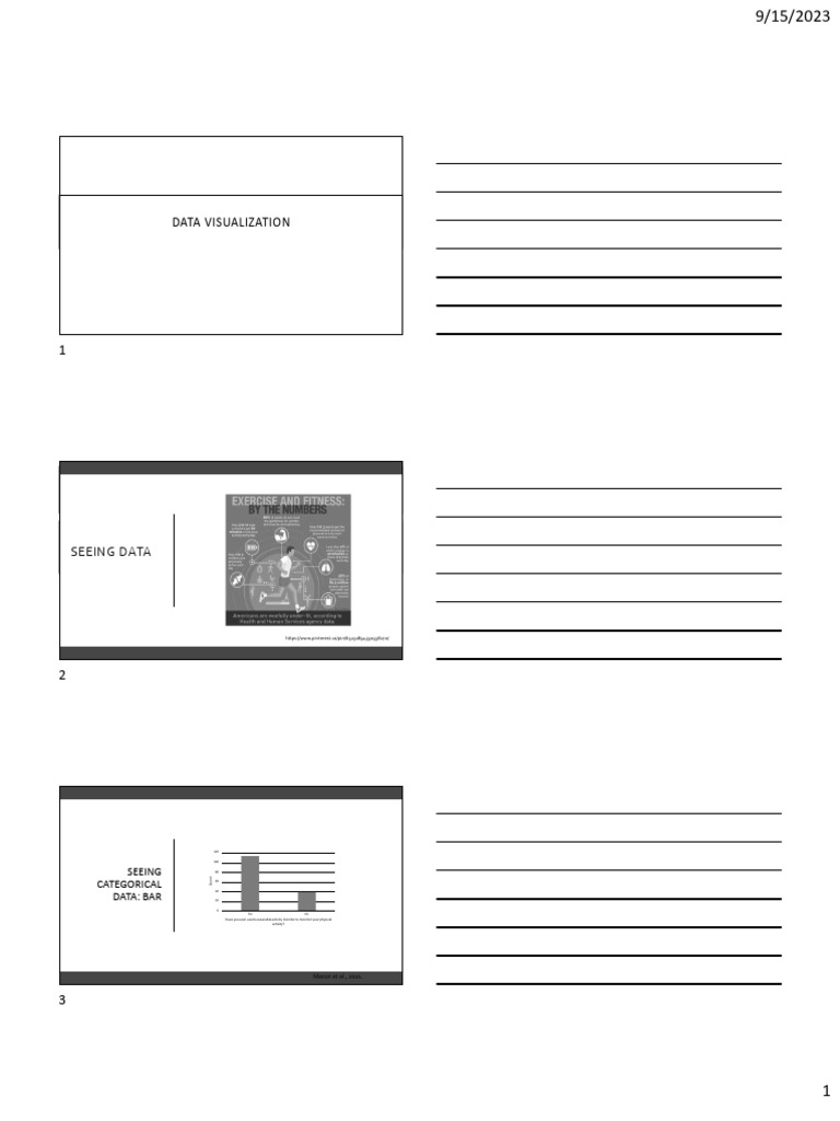Data Visualization Handout | PDF | Descriptive Statistics | Visualization (Graphics)