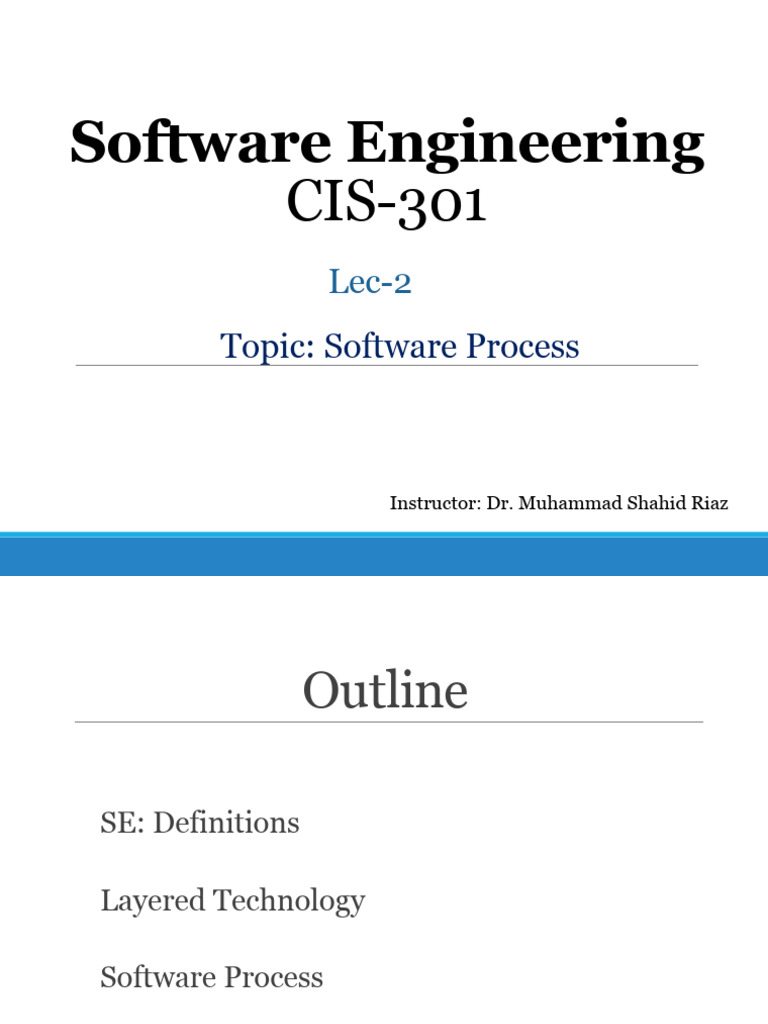 LEC-2 (SE) -SW-Process | PDF | Software | Engineering LEC-2 (SE) -SW-Process | PDF | Software | Engineering