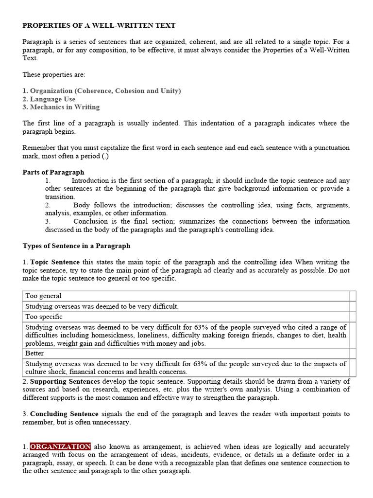 Writing Skills for Students | PDF | Paragraph | Ellipsis