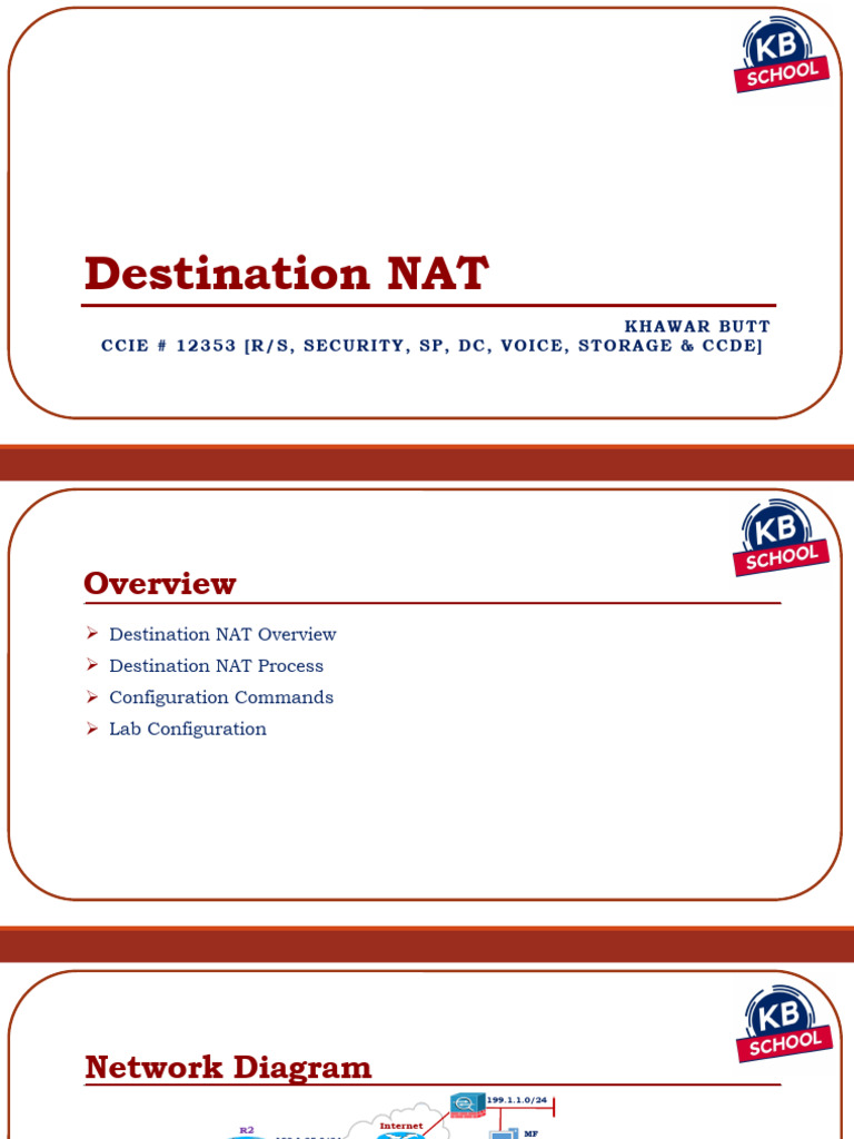 20 +Destination+NAT | PDF | Ip Address | Computer Engineering
