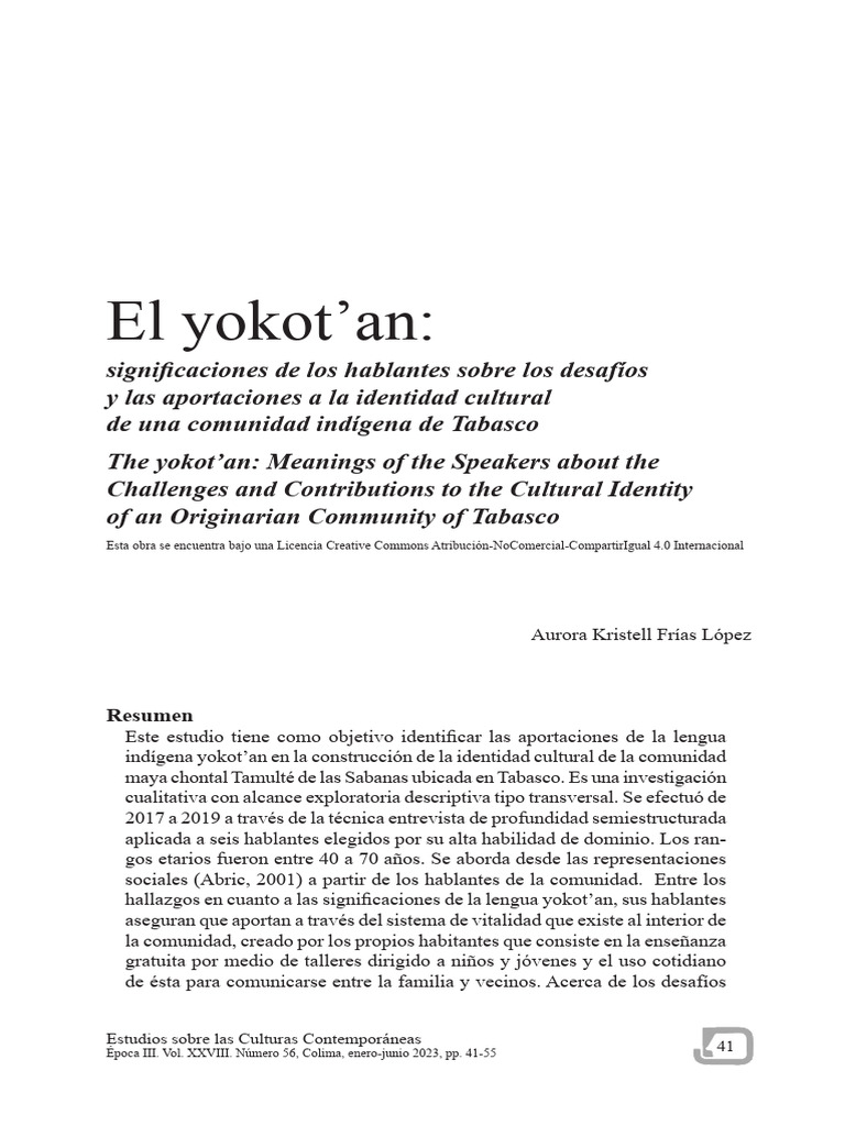 Yokot’an: Identidad Cultural en Tabasco | PDF | México | Comunidad