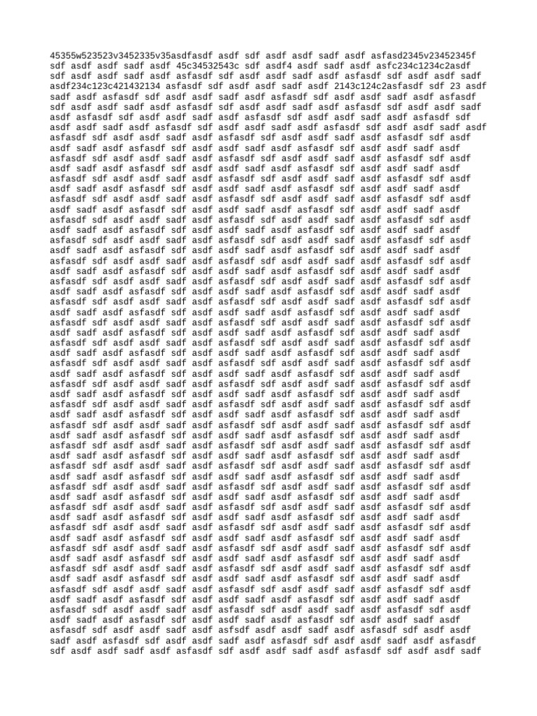 3asdf SDF Asdf Asdf Sadf Asdf Asfasd | PDF