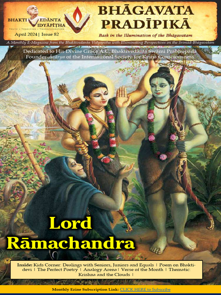 Bhagavata Pradipika#82 Apr2024 | PDF | Bhagavata Purana Bhagavata Pradipika#82 Apr2024 | PDF | Bhagavata Purana
