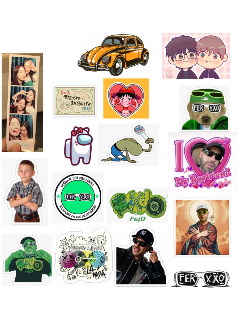 Stickers de Feid y Más | PDF