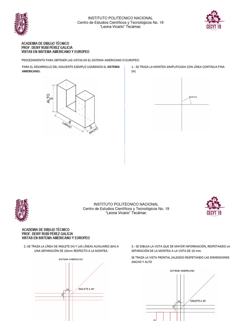 Guia para Obtener Vistas | PDF | Dibujo técnico