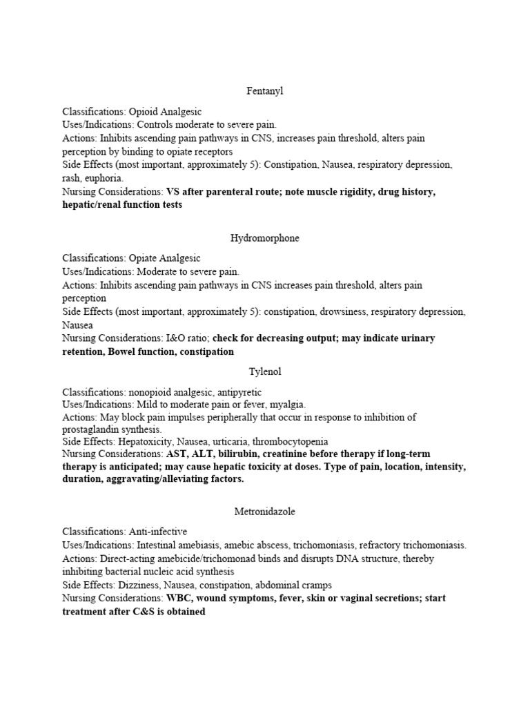 Medication Brand Name and Generic Name | Download Free PDF | Nausea ...