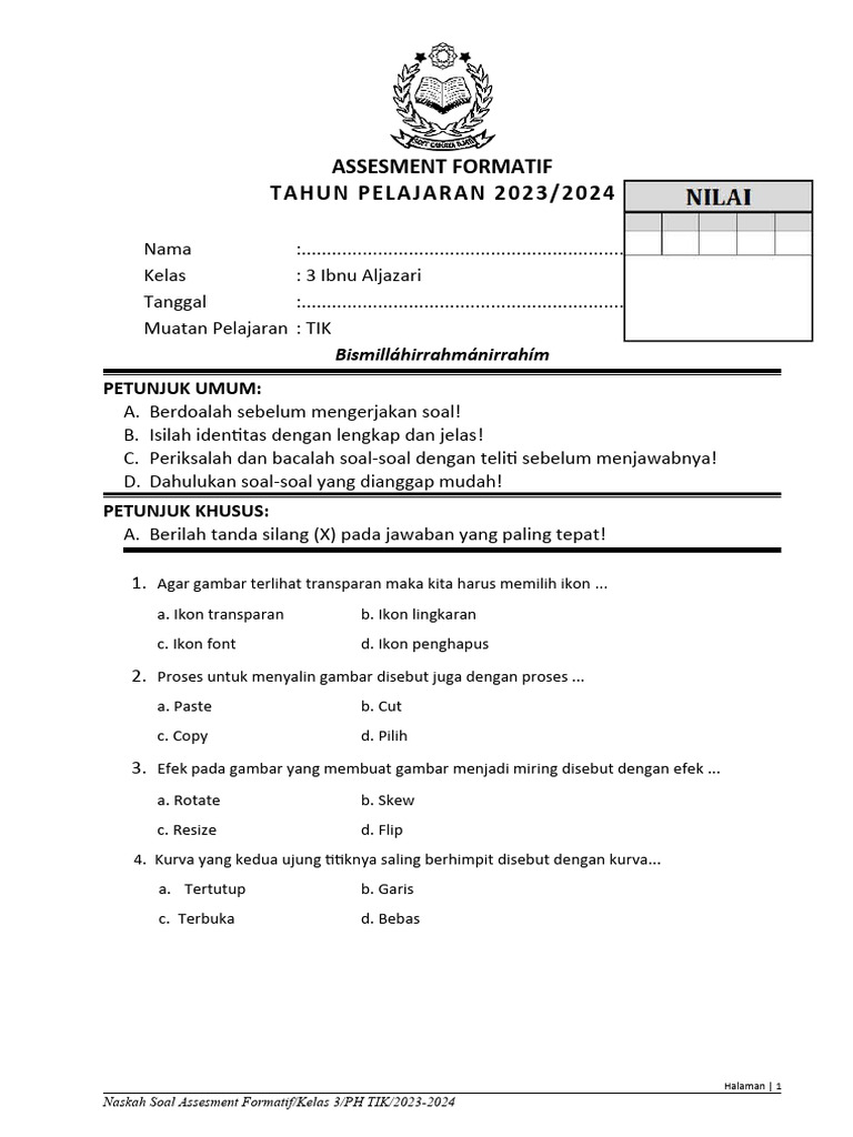 PH Tik Kelas 3 Bab 3 | PDF