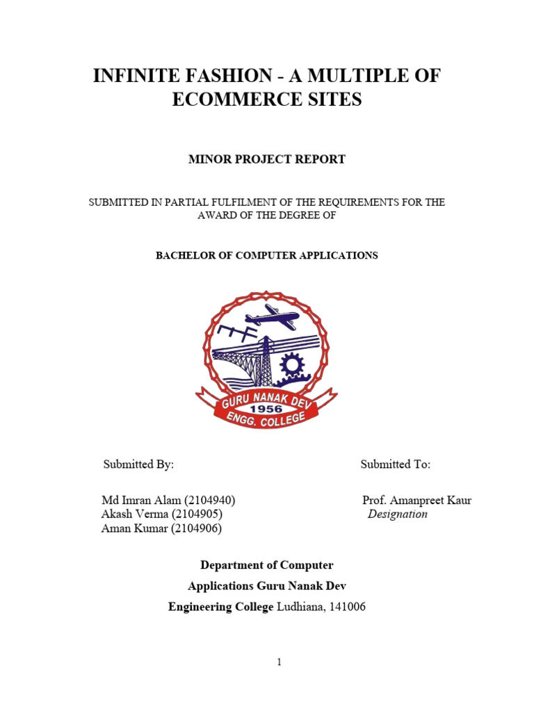 Final Report | PDF | Databases | Sql