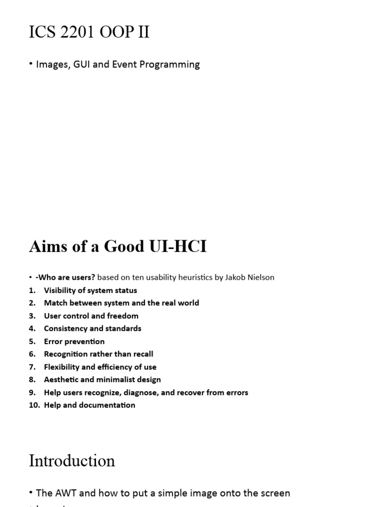 ICS 2201 Images and GUI Programming | PDF | Method (Computer ... ICS 2201 Images and GUI Programming | PDF | Method (Computer ...
