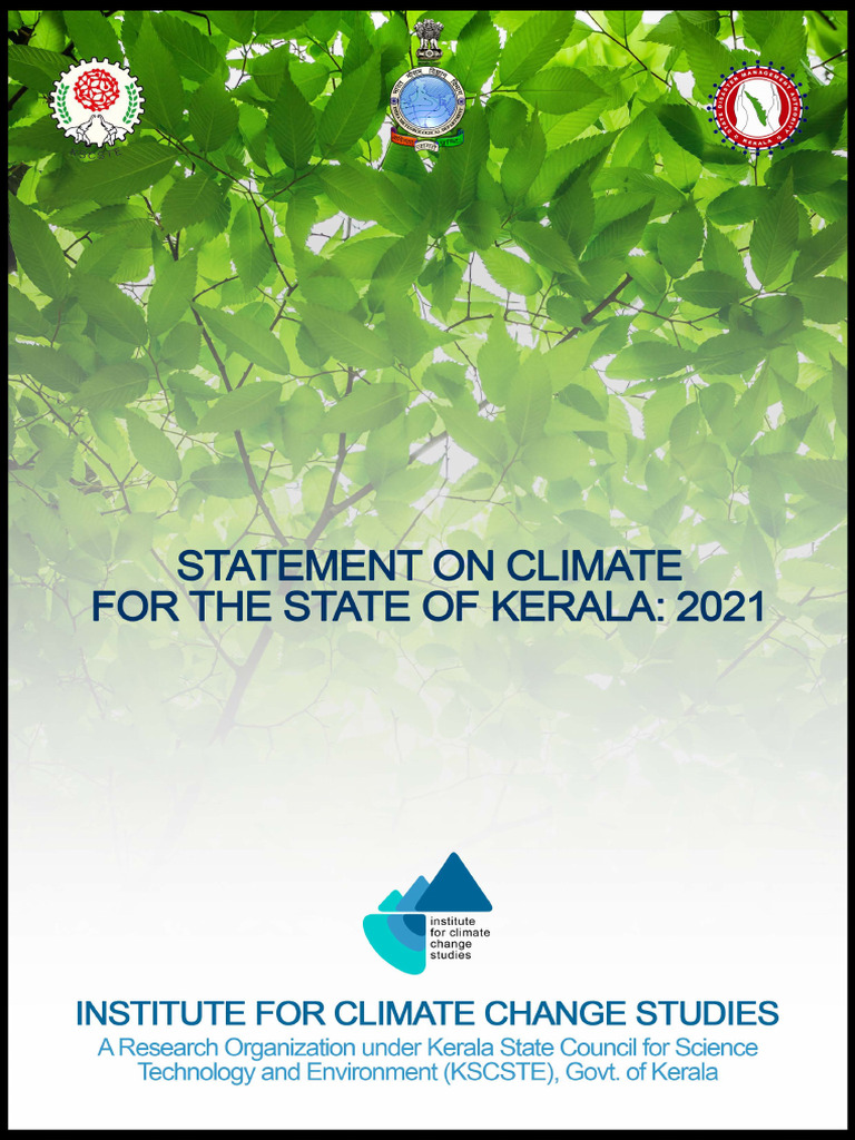 ICCS Climate Statement for Kerala 2021 | PDF | Rain | Monsoon