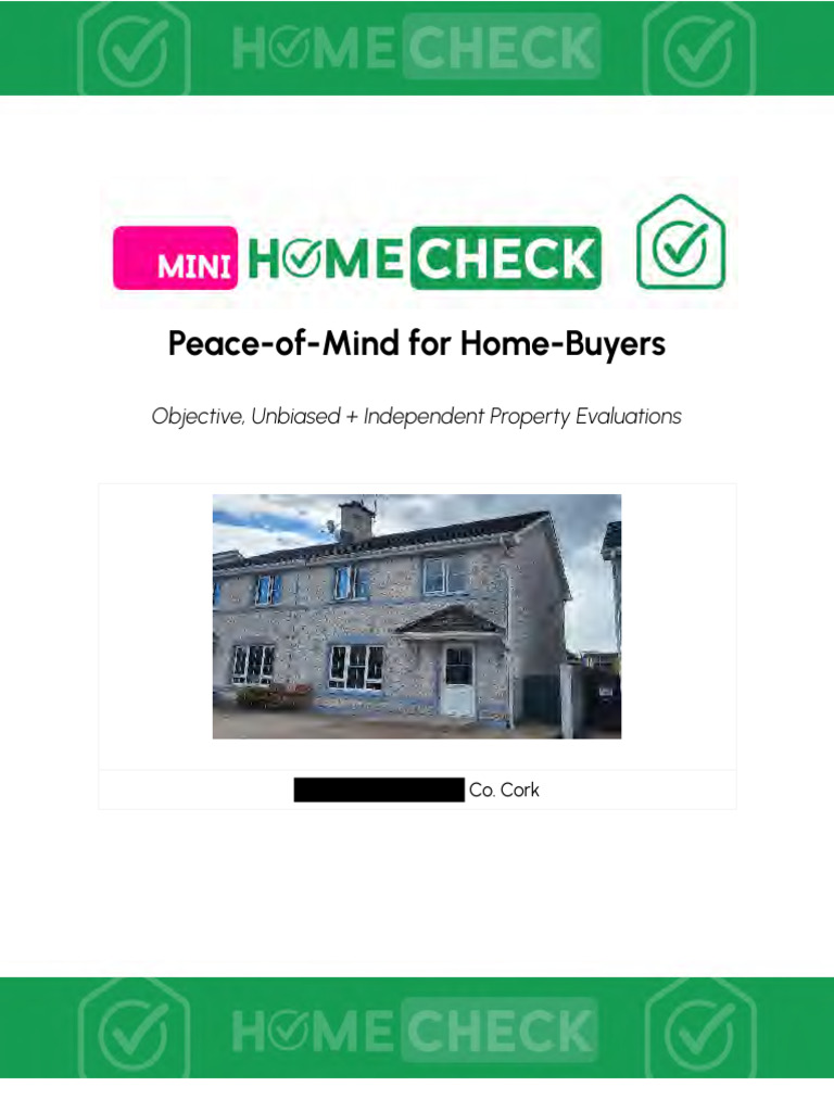 Sample Mini-HomeCheck Report SM | PDF | Life Expectancy | Property
