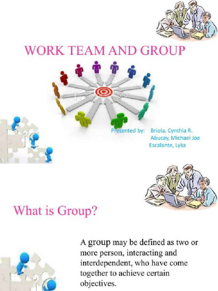 Work Team and Groups | PDF