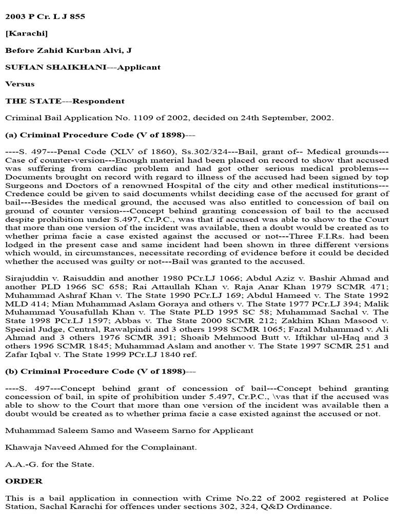 2003 P CR | PDF | Bail | Criminal Law