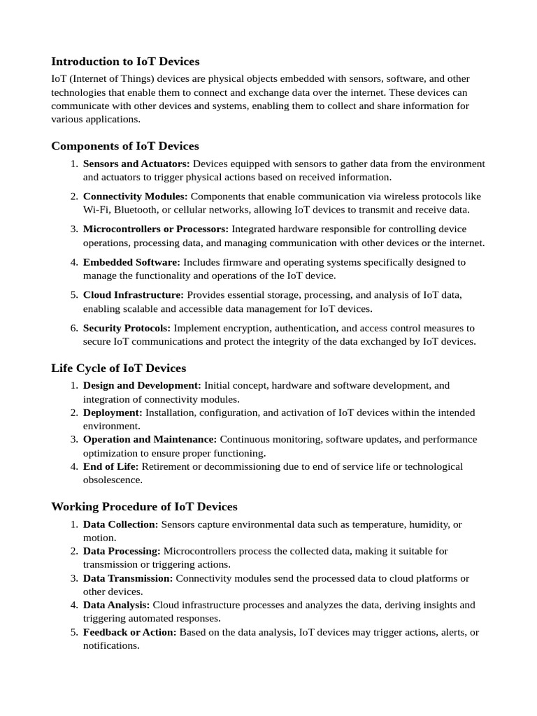 Iot IAT-2 | PDF | Internet Of Things | Operating System