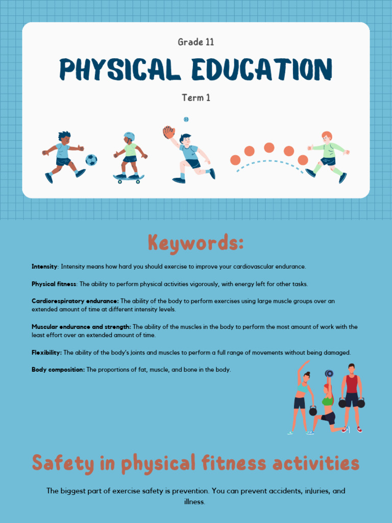 Pe Term 1 Part 1-2 | PDF | Physical Fitness | Strength Training