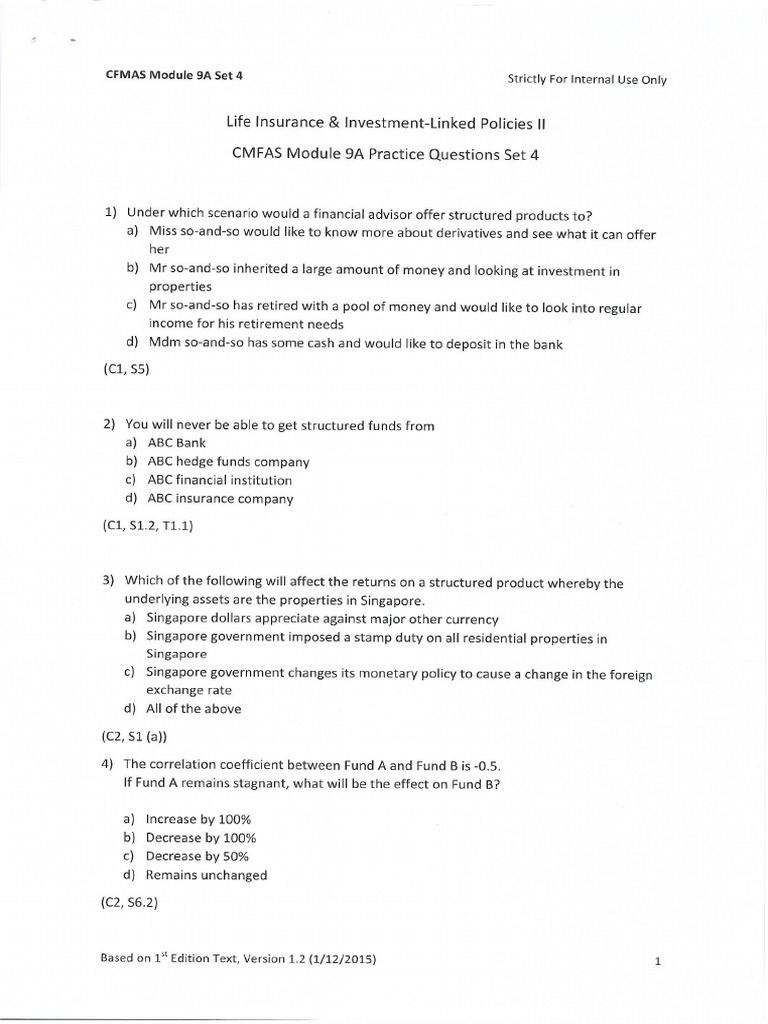 M9A Set 4 2015 | PDF