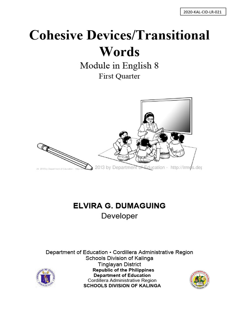 Cohesive Devices | PDF | Learning | Sentence (Linguistics)