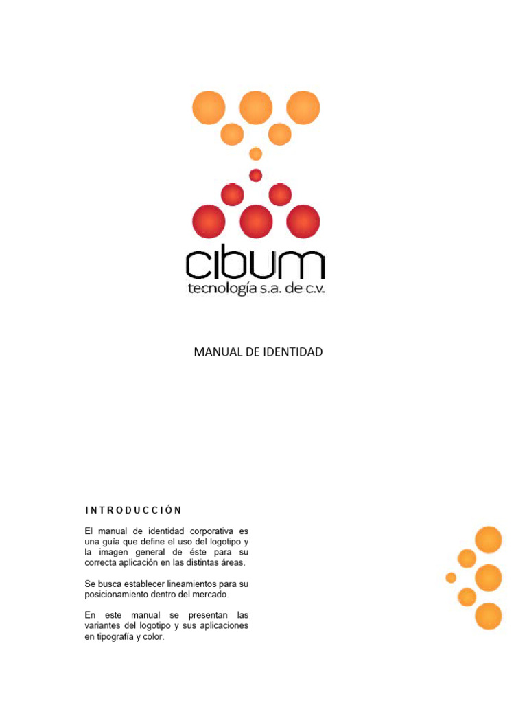 Manual de Identidad Cibum | PDF | Marca | Diseño