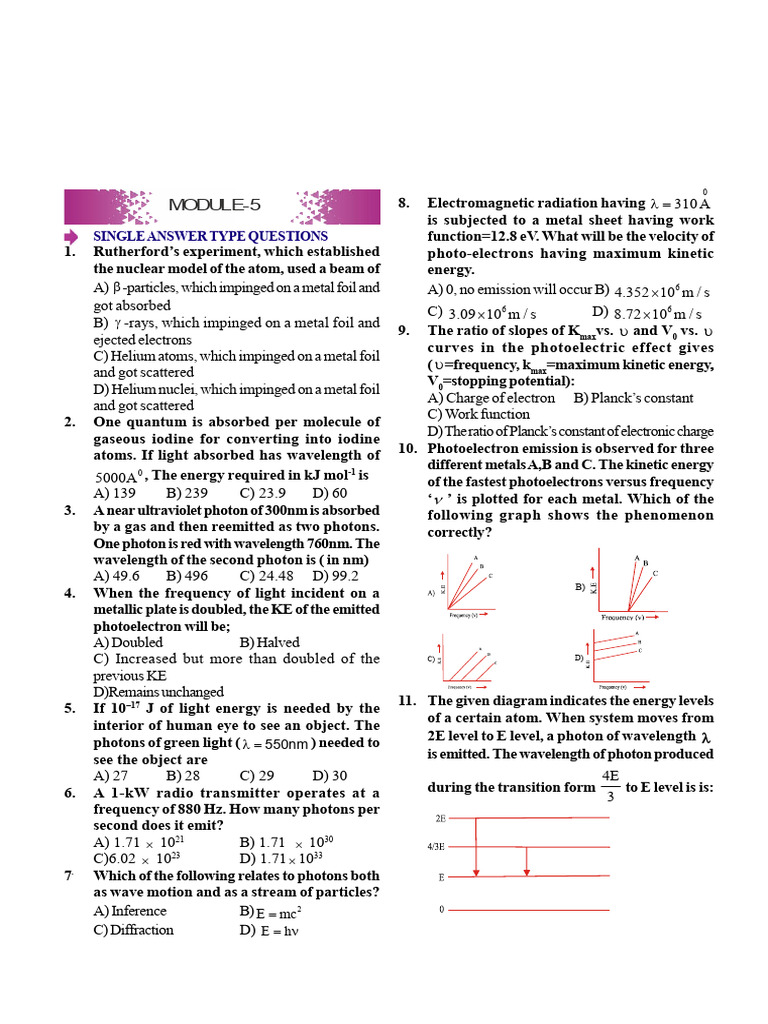 Atmoic Structure 11th | PDF | Atomic Orbital | Electron